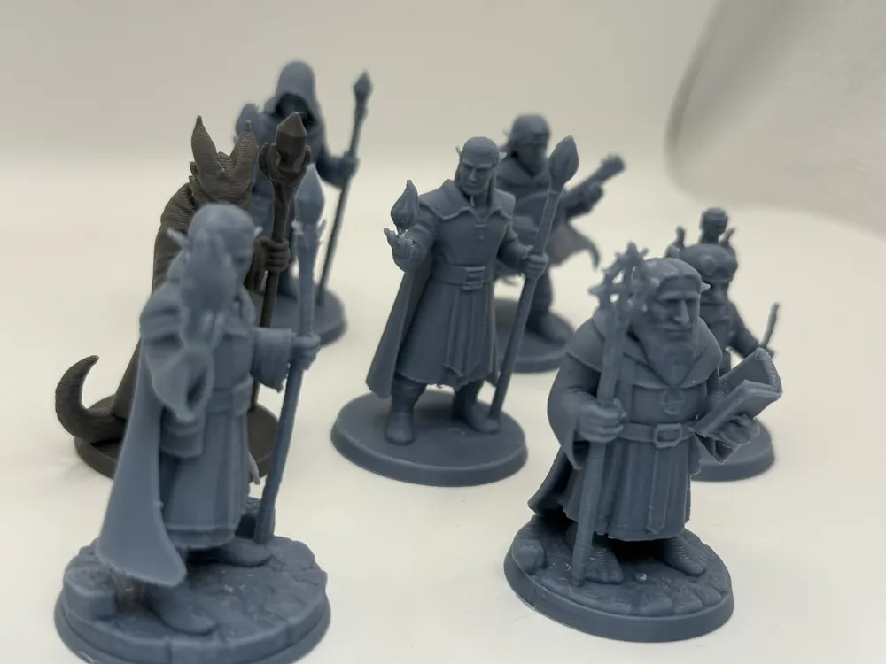 magic set 7 races for dungeons and dragons DND - Free 3D Print Model ...