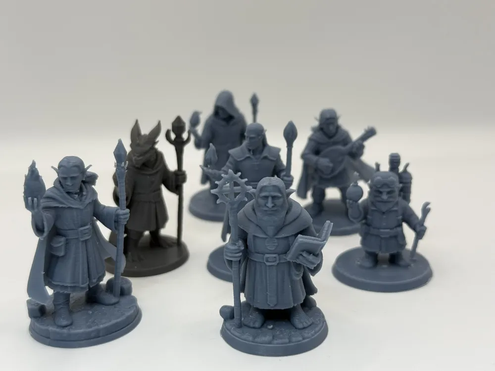 magic set 7 races for dungeons and dragons DND - Free 3D Print Model ...