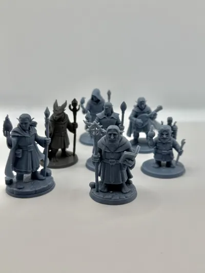 magic set 7 races for dungeons and dragons DND - Free 3D Print Model ...