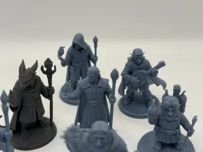 magic set 7 races for dungeons and dragons DND - Free 3D Print Model ...