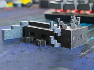 Articulated Minecraft Axolotl by vopsMakerWorld: Download Free 3D Models