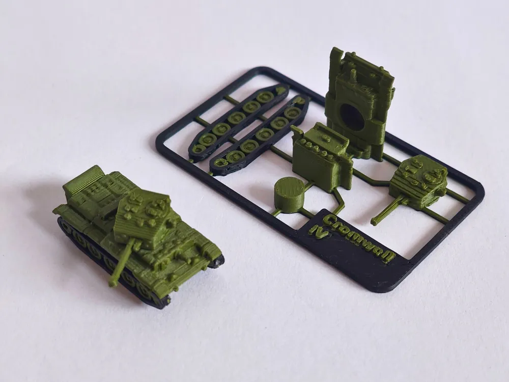 Cromwell IV, VI tank kitcard - Free 3D Print Model - MakerWorld