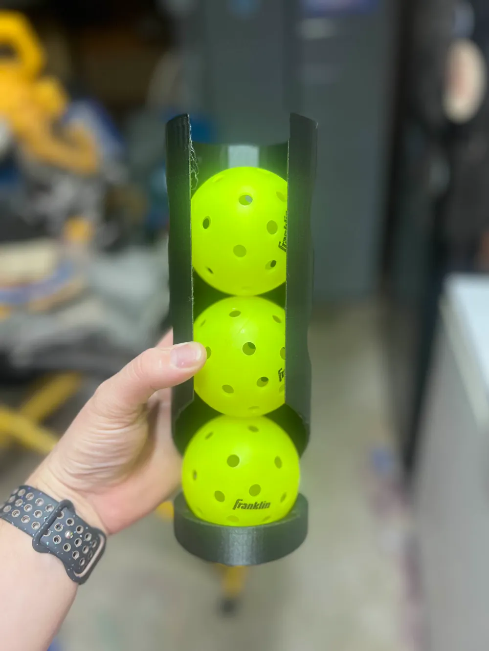 Pickleball Ball Holder for Fence and Pole Mount - Free 3D Print Model ...