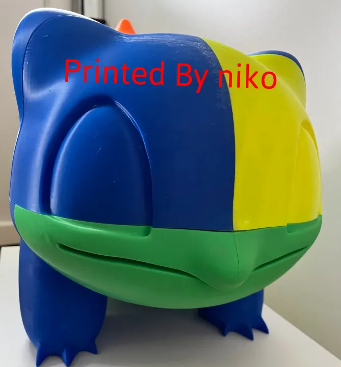 Life Size Bulbasaur 3D Model by Ryan @ TheMajinLab MakerWorld: Download ...