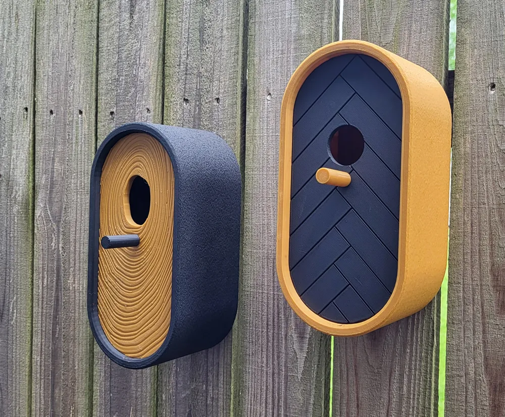 Modern Birdhouse. by VegaWoodWorks MakerWorld: Download Free 3D Models