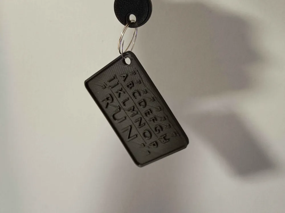 Stranger Things Alphabet-Schlüsselanhänger – Kostenloses 3D-Druckmodell ...
