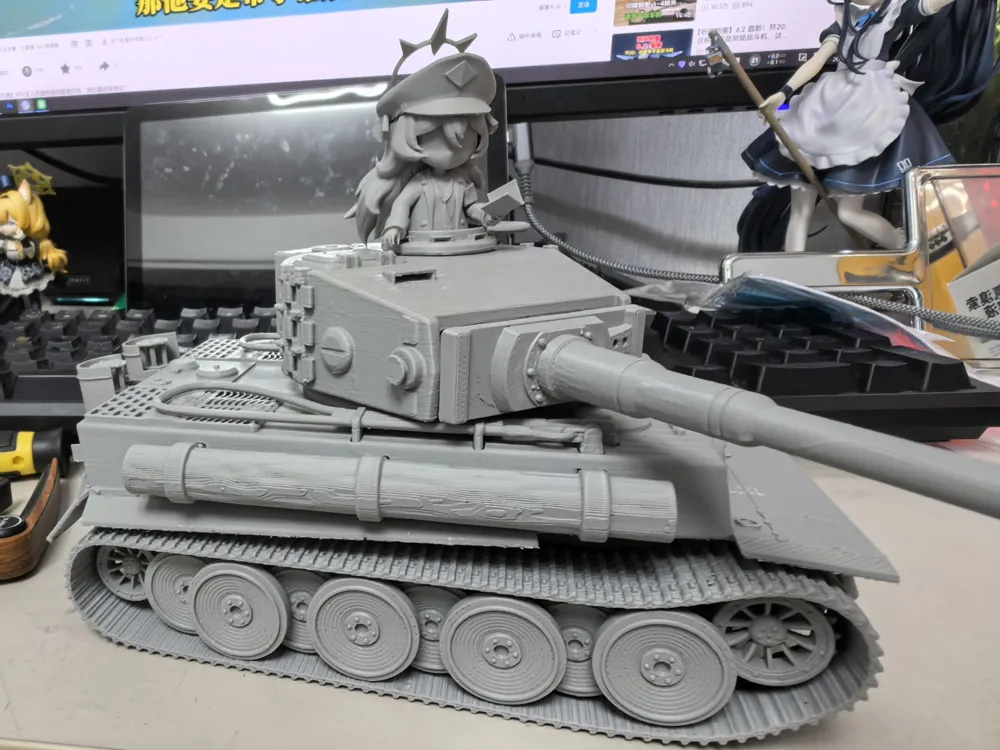 碧蓝档案 blue archive 伊吕波 Iroha 棗 イロハ 带坦克和坦克 - 免费 3D 打印模型 - MakerWorld