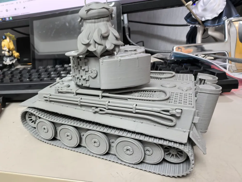 碧蓝档案 blue archive 伊吕波 Iroha 棗 イロハ 带坦克和坦克 - 免费 3D 打印模型 - MakerWorld