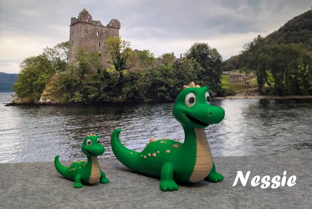 Nessie, the adorable Loch Ness Monster by Mweed MakerWorld: Download ...