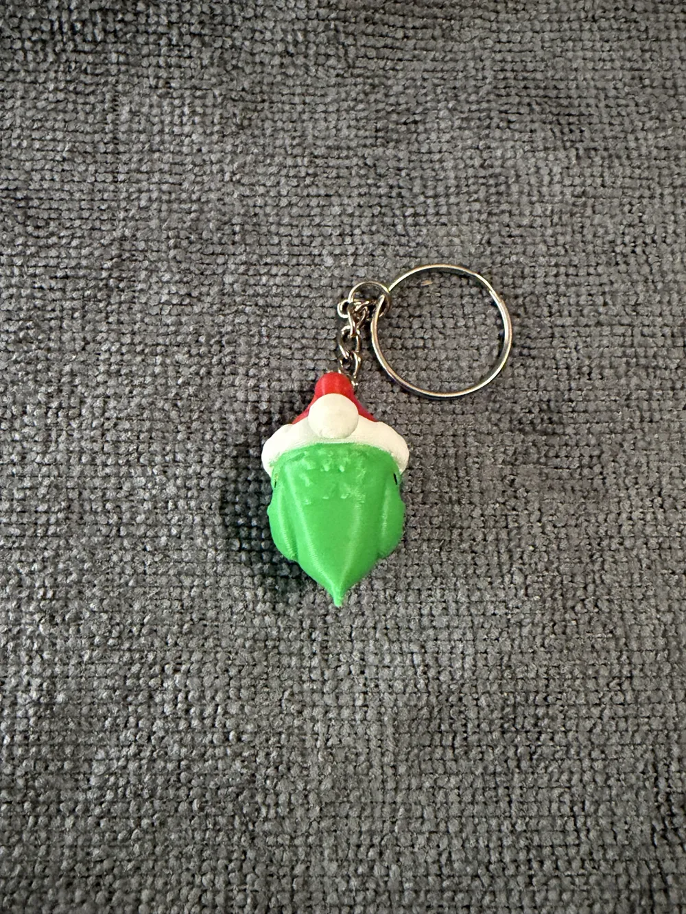 The Double Sided Grinch Head Christmas Keychain - Free 3D Print Model ...