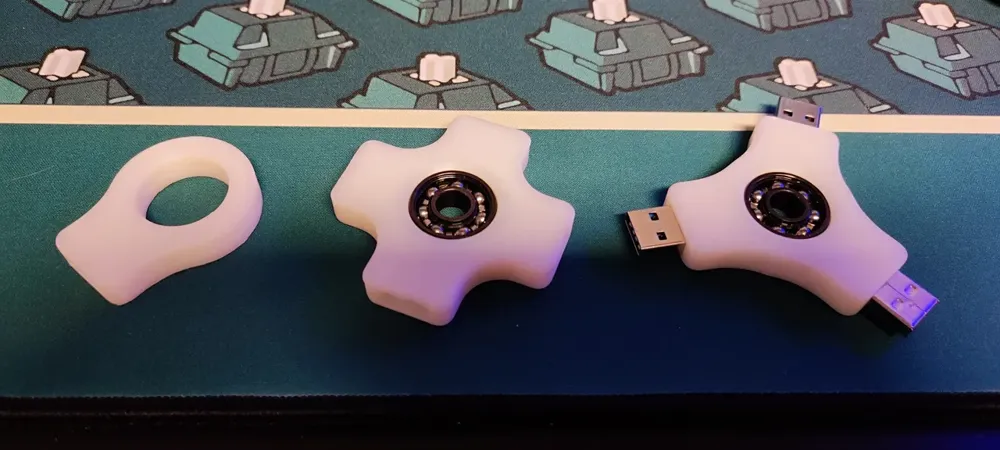 USB Fidget Spinner by Karnimaniac - MakerWorld