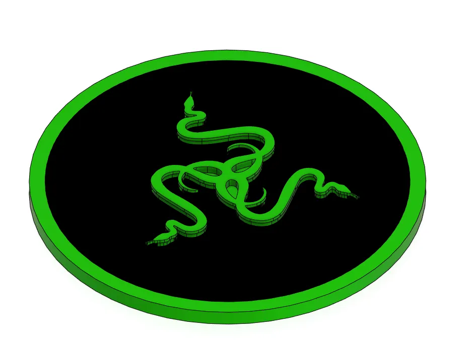 Plain Razer Logo by PrinterManV2 - MakerWorld
