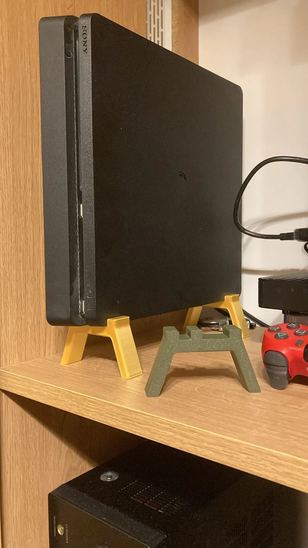 PlayStation 4 Slim Vertical Stand - Free 3D Print Model - MakerWorld