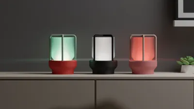 Lantern style lamp. Wireless RGB Desktop light by Abstractia Design ...