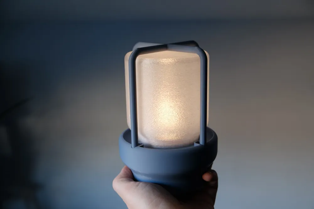 Lantern style lamp. Wireless RGB Desktop light by Abstractia Design ...