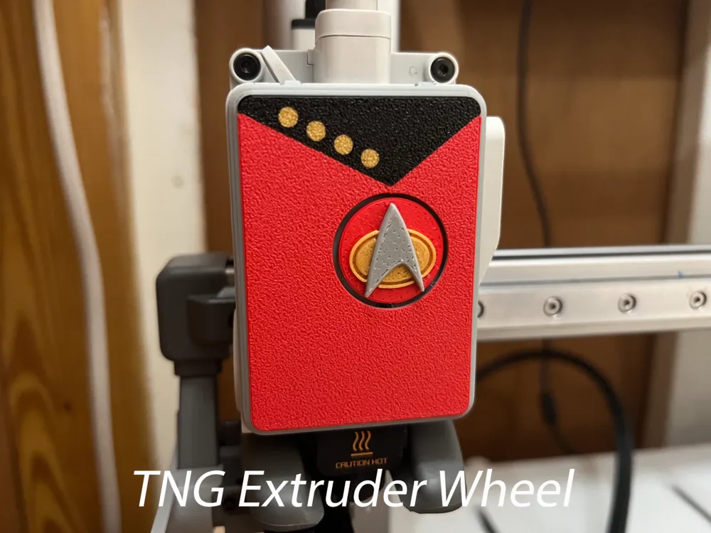 Star Trek Uniform - A1 Extruder Cover & Wheel Remixed by BRE3DLOVE ...