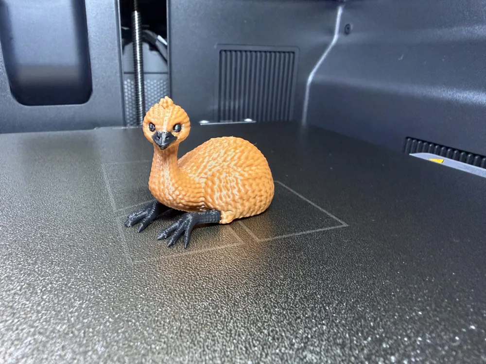 Knitted Emu - Free 3D Print Model - MakerWorld