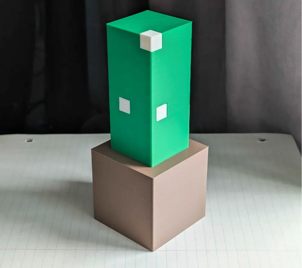 Minecraft Cactus In Pot by hubuki - MakerWorld