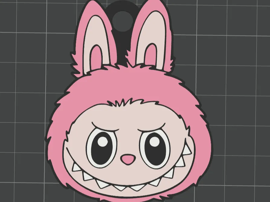 labub keychain by Vincenzo MakerWorld: Download Free 3D Models