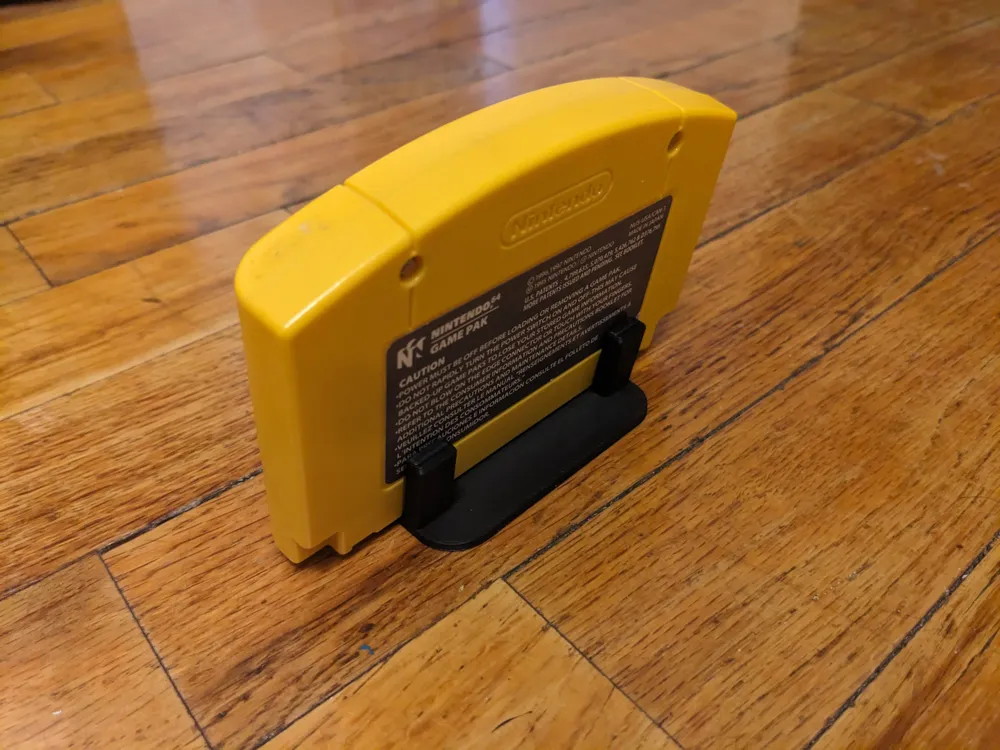 N64 Cartridge Display Stand by Ryan Gauche - MakerWorld