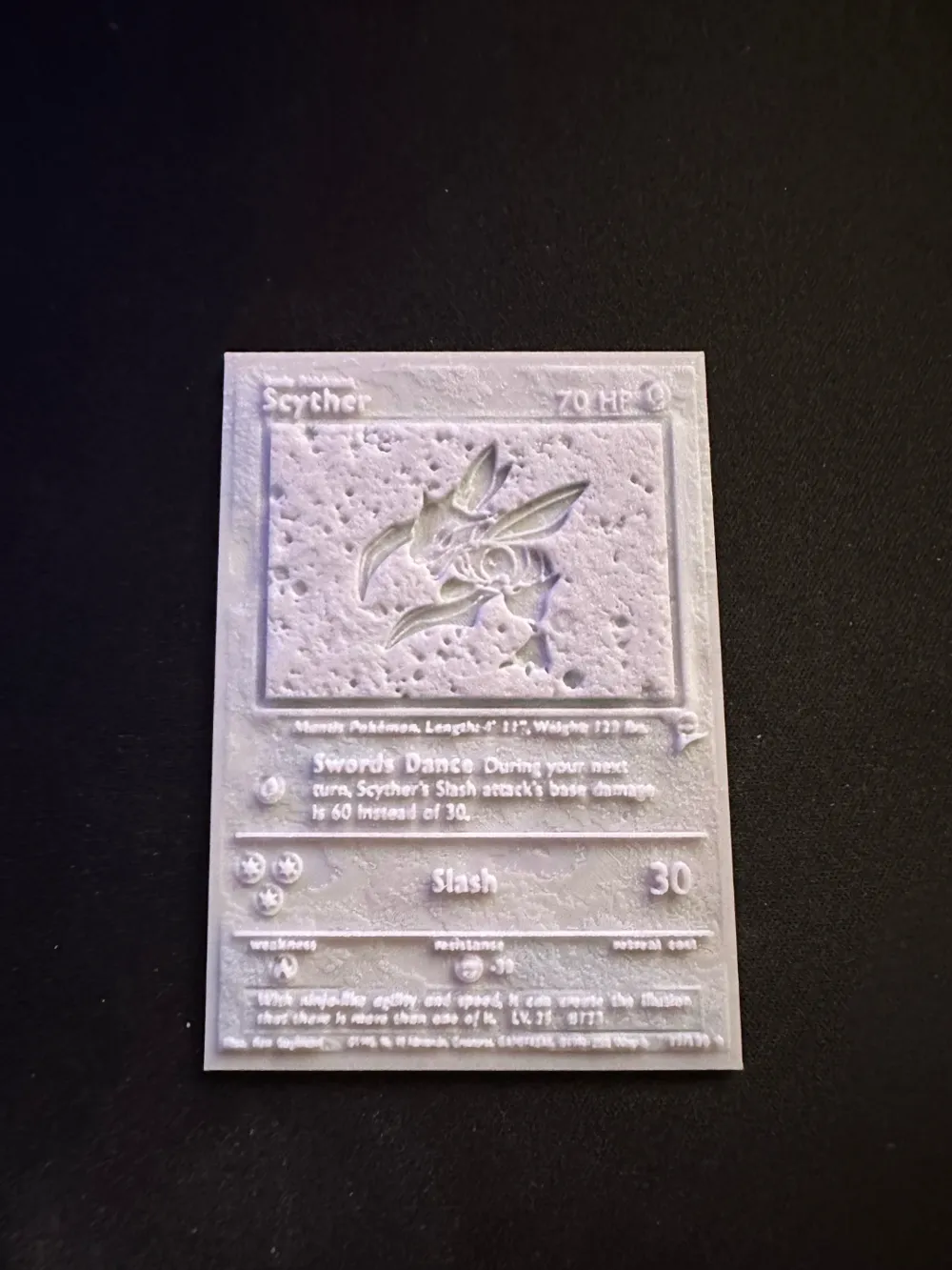 Scyther Pokemon Card Lithophane by thatguy08 - MakerWorld