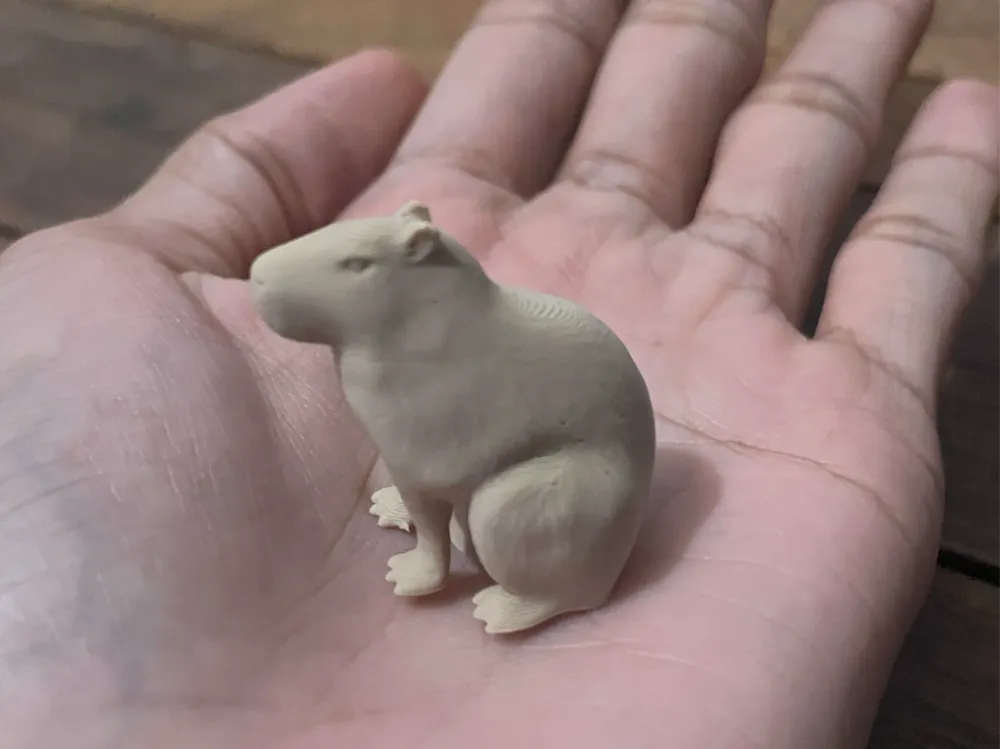 Small Capybara Remixed by e2han - MakerWorld