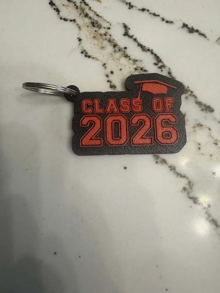 Class of 2026 Keychain by NavinRJohnson MakerWorld: Download Free 3D Models