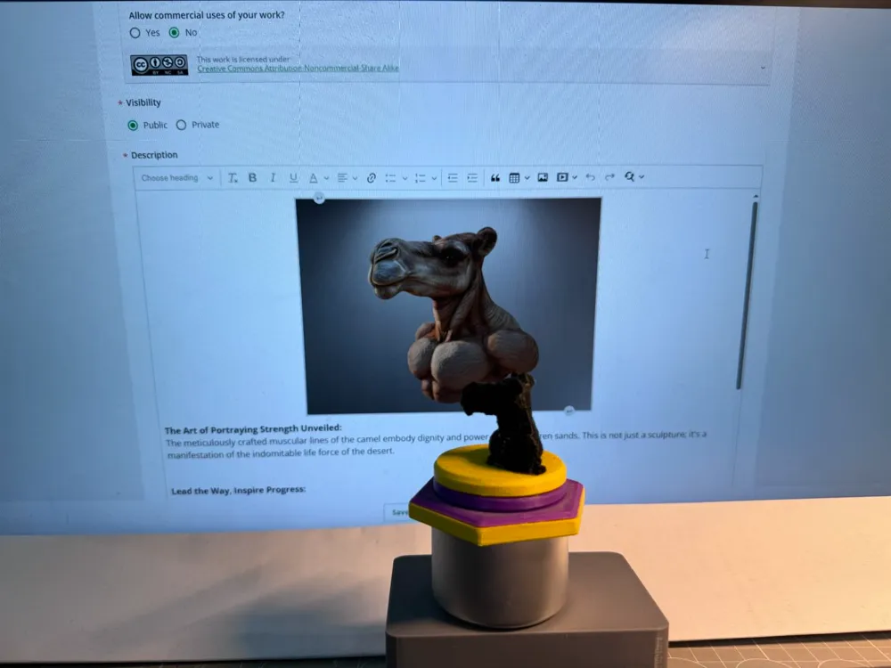 muscular animal camel by Agentlab - MakerWorld