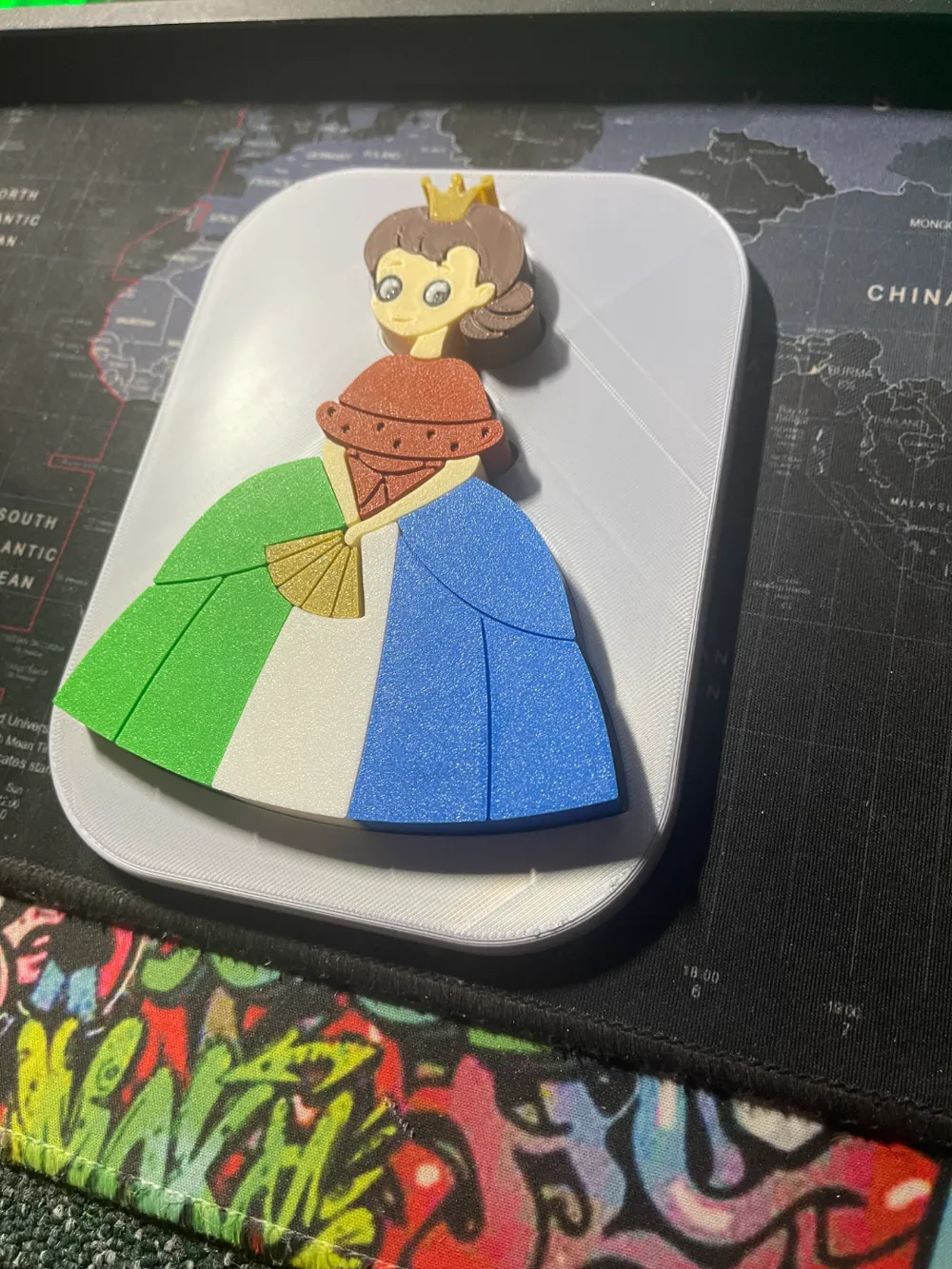 Princess - insert puzzle for kids by intommy - MakerWorld