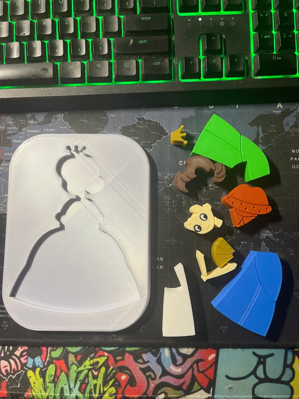 Princess - insert puzzle for kids by ideat0m - MakerWorld