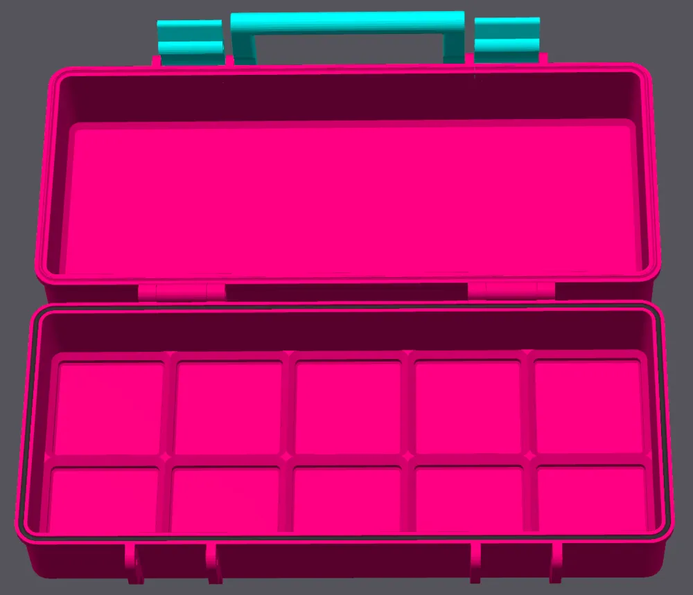 Rugged Gridfinity Box 2x5 by AJAX3D - MakerWorld