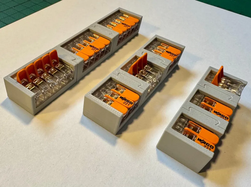 Wago clamp organizer by Printer555 MakerWorld: Download Free 3D Models