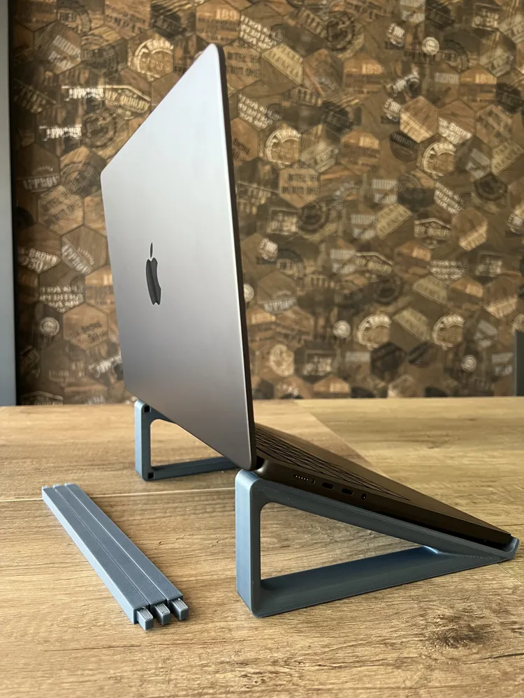 Laptop Stand, Macbook Riser, Notebook PC Riser - Free 3D Print Model ...