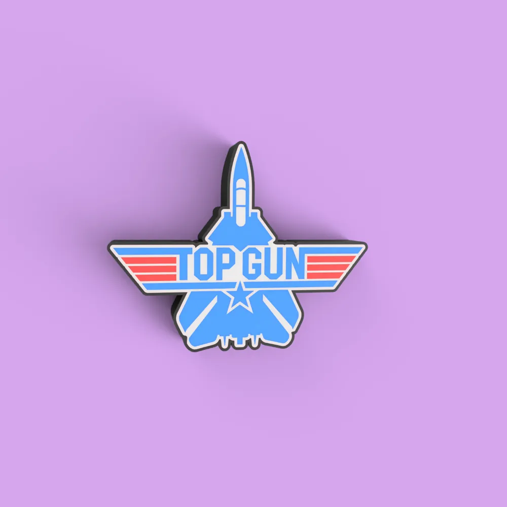 TOPGUN inspired LED lightbox. by Phantom78 - MakerWorld