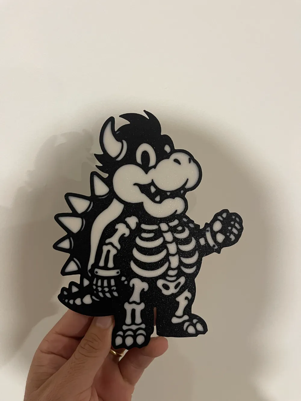 Bowser Skeleton Halloween decor - super mario by mOliveira - MakerWorld