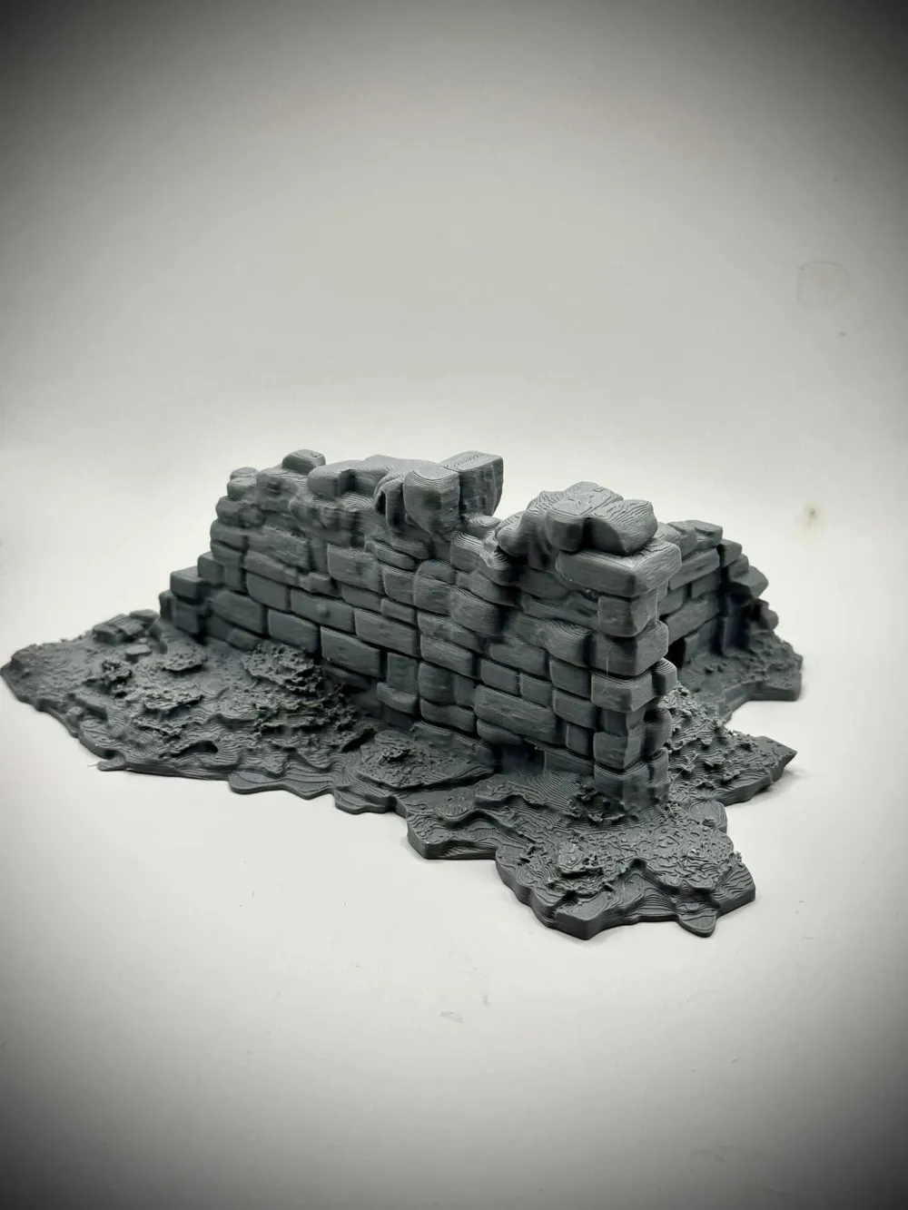 Ruined temple wall - Scatter terrain - Free 3D Print Model - MakerWorld