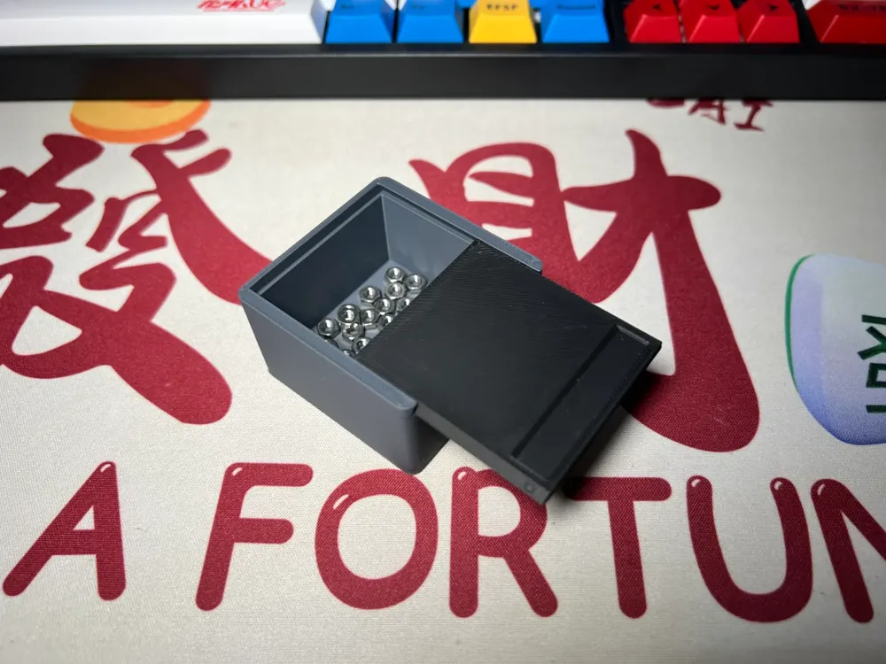 Stackable Slide-Lid Self-Locking Screw Small Storage Box by GL - MakerWorld