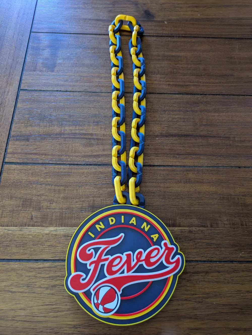 Indiana Fever oversized logo chain by Happy Day Fun Merch MakerWorld ...