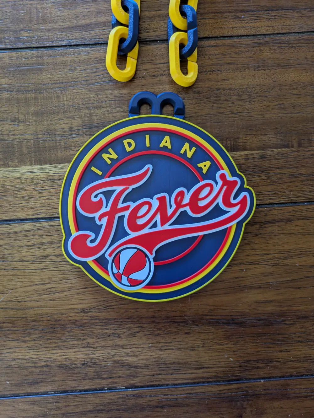 Indiana Fever oversized logo chain by Happy Day Fun Merch MakerWorld ...