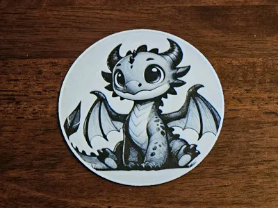 Chinese Dragon Coaster by WiseCAD - MakerWorld