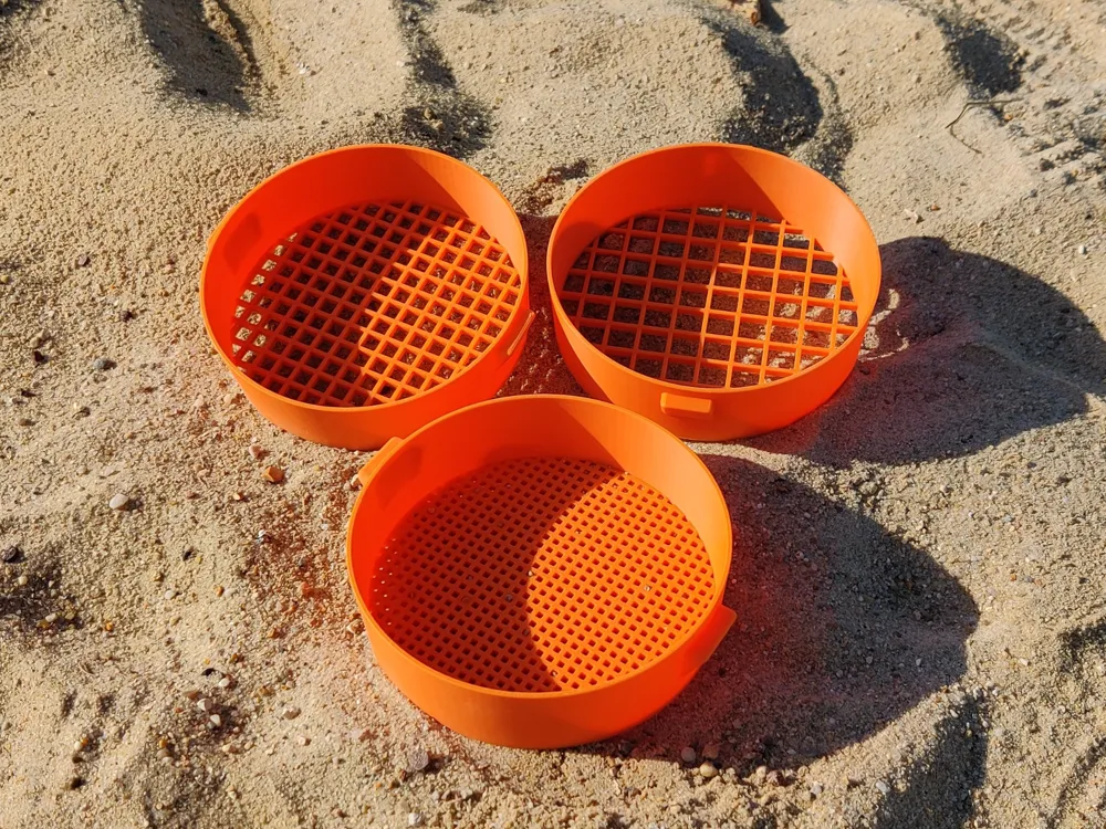 Beach Sand Sifter Sieves by Levi Moore MakerWorld: Download Free 3D Models