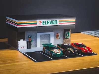 7-Eleven Model Set - 1:64 Scale Diorama - Free 3D Print Model - MakerWorld