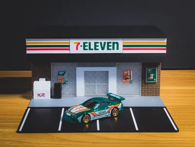 7-Eleven Model Set - 1:64 Scale Diorama - Free 3D Print Model - MakerWorld
