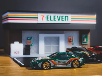 7-Eleven Model Set - 1:64 Scale Diorama - Free 3D Print Model - MakerWorld