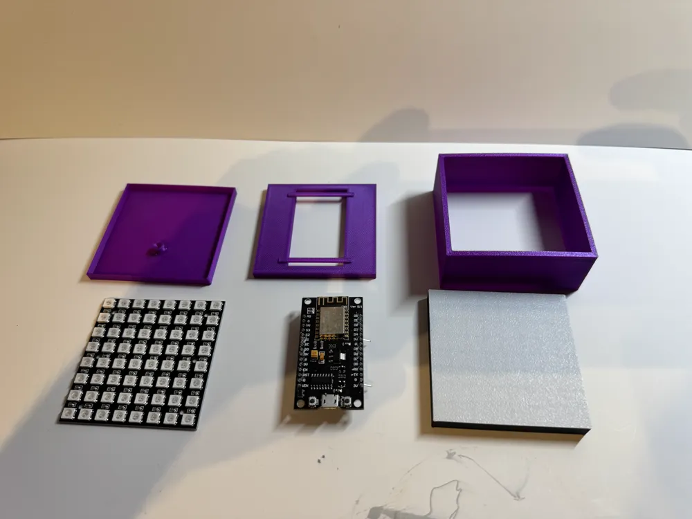 8X8 WLED Matrix by Hot Potato MakerWorld: Download Free 3D Models