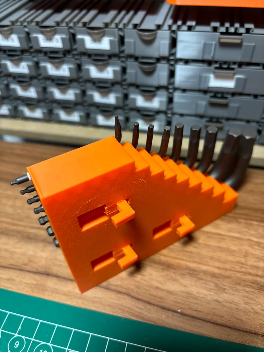 Skadis Wera Allen key holder (magnetic) by Kai - MakerWorld