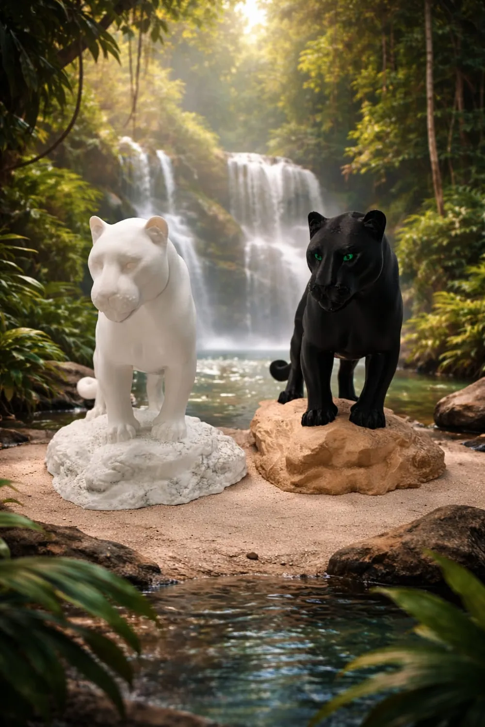 Black Panther Statue Decoration - Free 3D Print Model - MakerWorld
