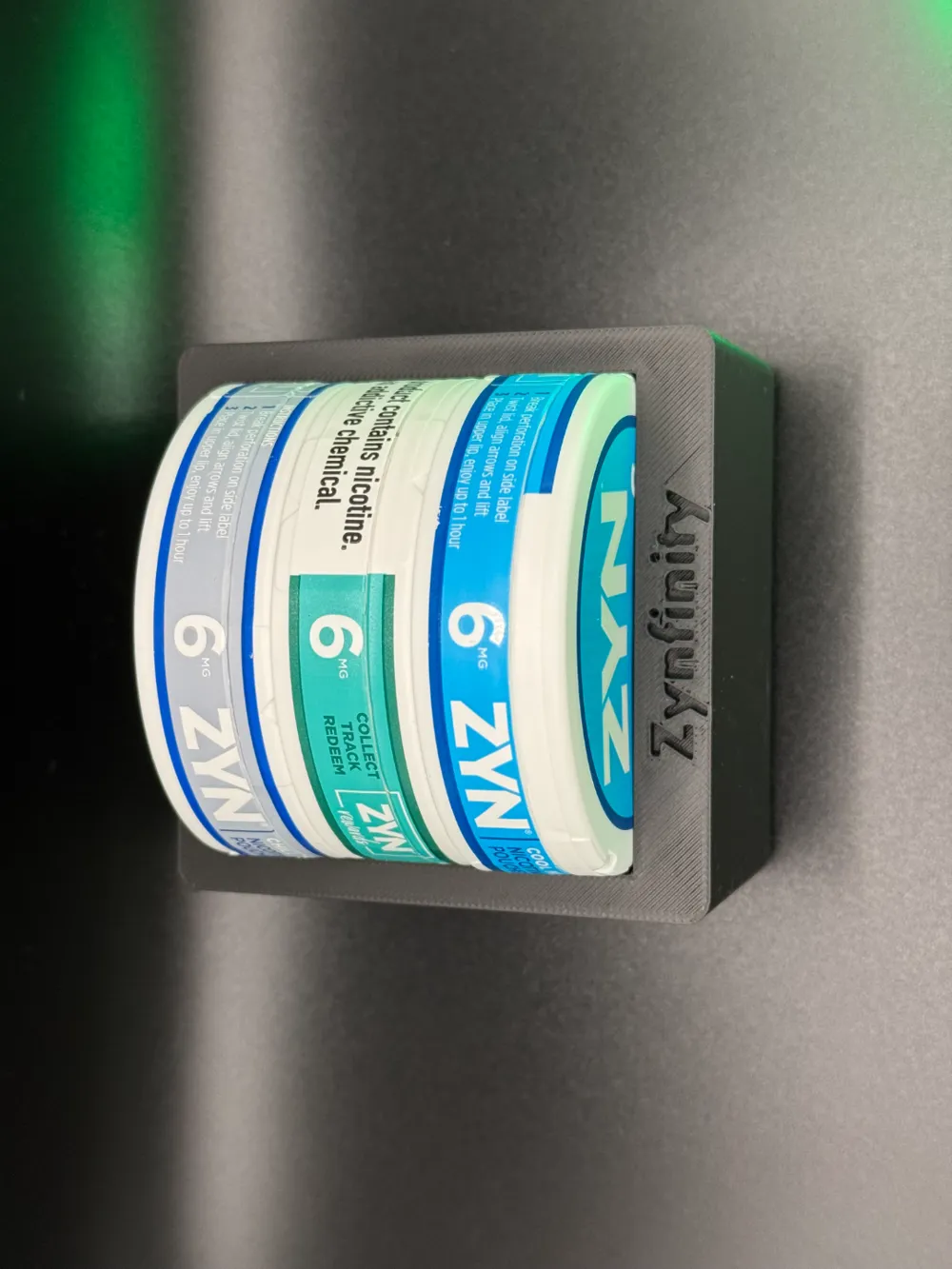 Gridfinity Zynfinity 3 Zyn Tin Holder by Hopper_Dropper MakerWorld ...