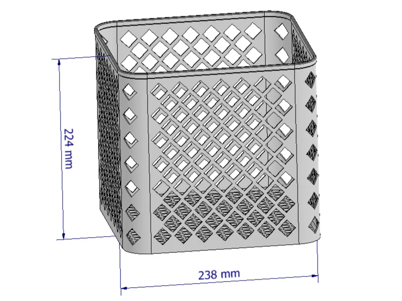 Big basket by RoLeJo MakerWorld: Download Free 3D Models