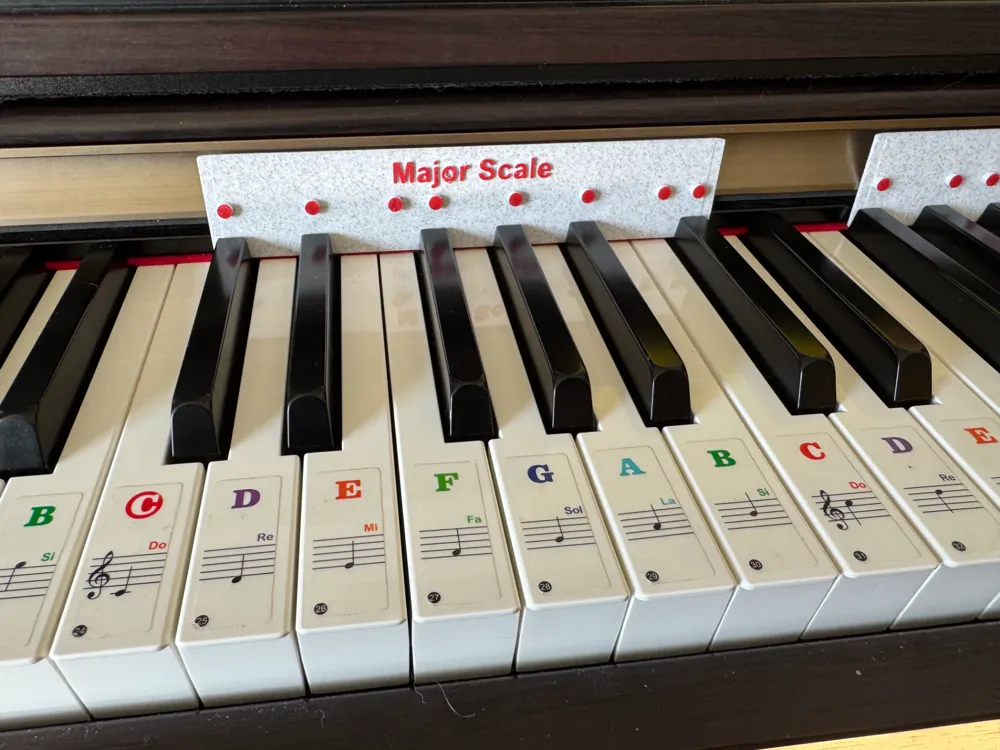 Major Minor Scale Piano Markers - Free 3D Print Model - MakerWorld